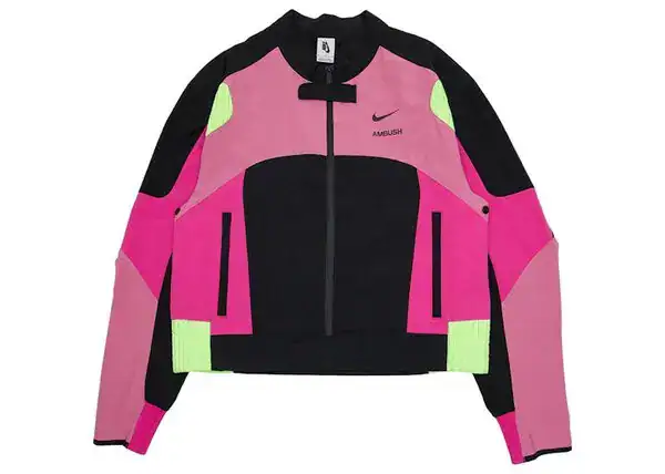 Nike AMBUSH ライダースジャケット Nike NIKE X AMBUSH NRG MOTO JACKET UNISEX Pink | BSTN Store ジャケット・アウター